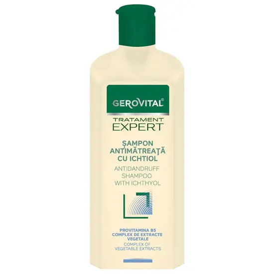 Anti Dandruff Shampoo with Ichthyol - Gerovital Tratament Expert - 250 ml
